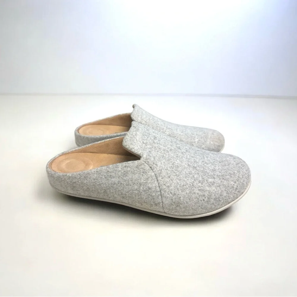Fitflop | Shoes | Fitflop Womens Christie Ii Haus Felt Slippers Mules ...